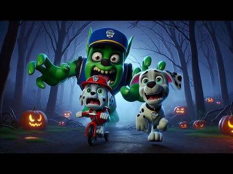 Paw Patrol Ultimate Rescue | GIANT ZOMBIE RUBBLE ATTACK PAW PATROL?! Funny Story | Rainbow 3