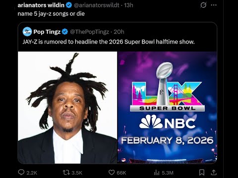 JAY IS RUMORED TO HEADLINE THE SUPERBOWL HALFTIME SHOW IN 2026 AND PEOPLE ARE HATING