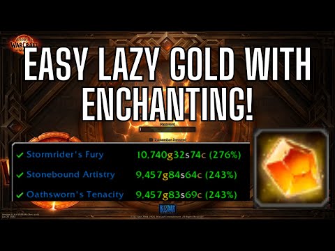 Enchanting is amazing for no effort gold in the War Within! Enchanting TWW Gold Guide