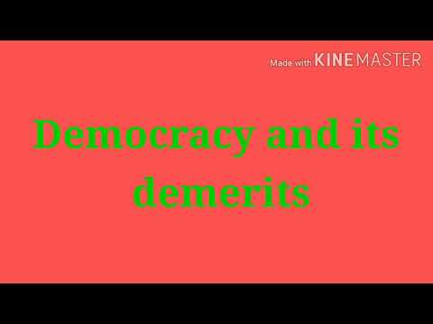 What is democracy .demerits of democracy in urdu hindi for css .political science