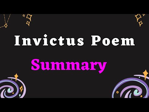 Invictus Poem Summary
