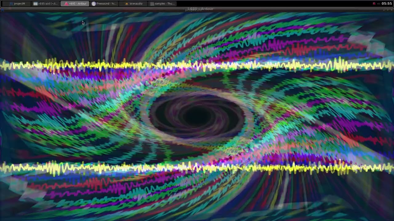 Electroacoustic Improvisation 035 (Live coding with Supercollider)