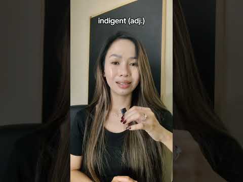 how to pronounce the word "indigent" #englishclass #learnenglish #englishpronunciation