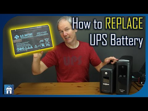 How To Replace a UPS Battery - Security System Battery Backup