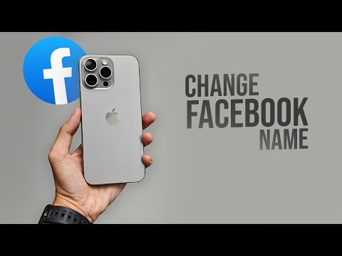 How to Change Name on Facebook App on iPhone (2024)