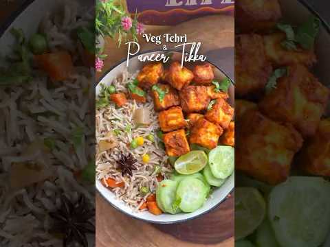 Wholesome Veg meal for my mom - Tehri and paneer tikka #recipes