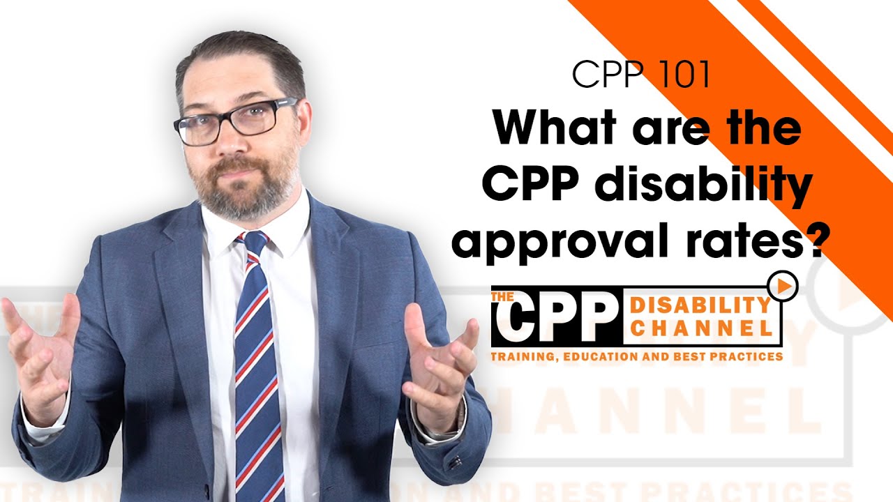 What are the CPP disability approval rates