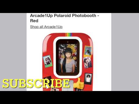 New Arcade1Up Polaroid PhotoBooth Price Arcade 1Up Photo Booth