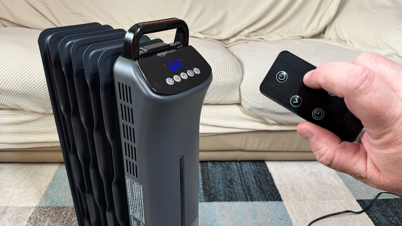 Portable Electric Radiator Heater review - Amazon Basics Oil Filled Radiator Heater
