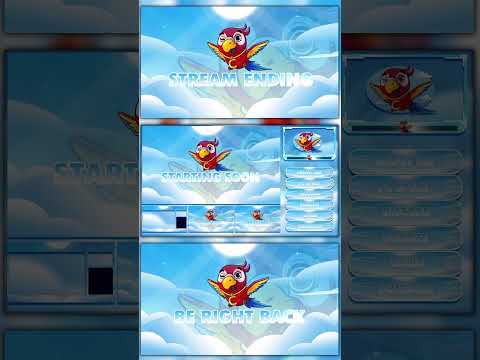 I will design best twitch overlay and logo for your stream(link in bio)