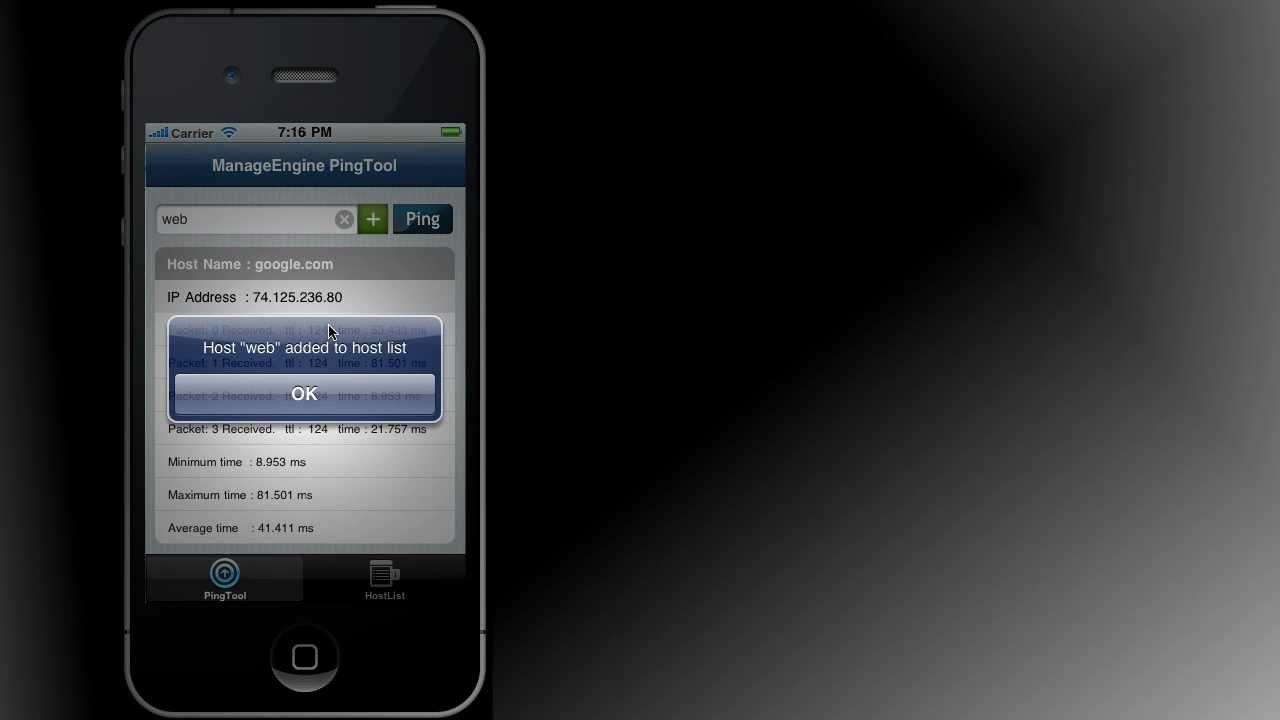 ManageEngine PingTool