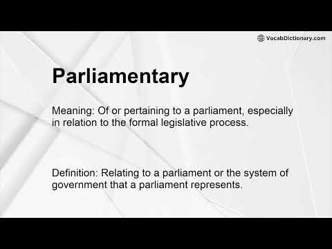 Parliamentary Meaning