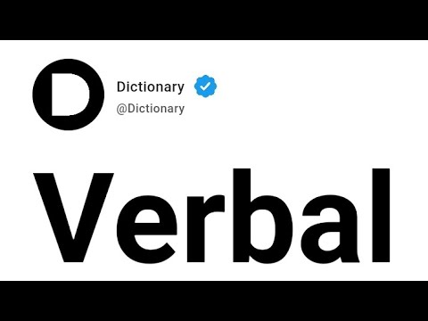 Verbal Meaning In English
