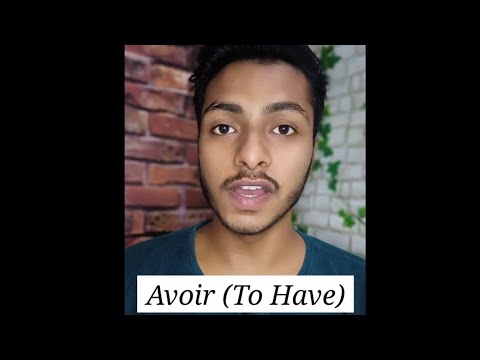 Avoir Conjugation Présent || To Have In French #shorts