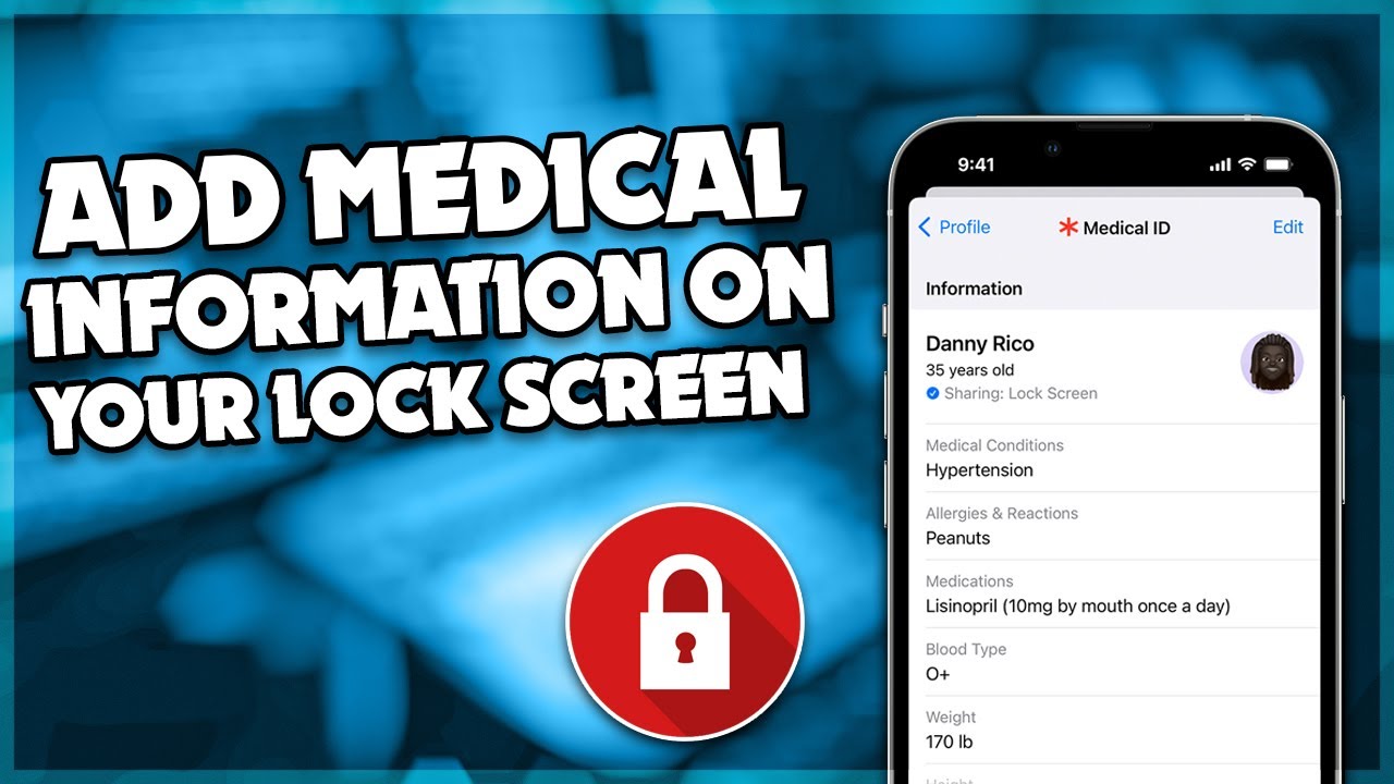How to add medical information on your lock screen | PIN TECH |