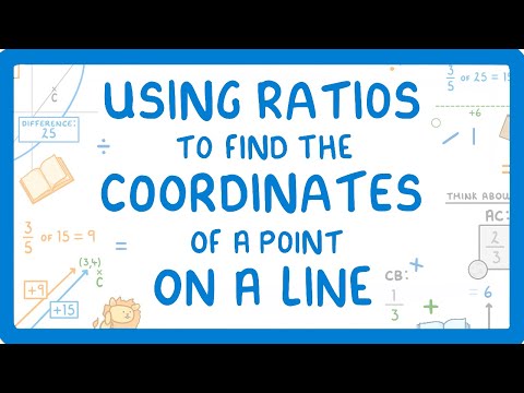 GCSE Maths - Using Ratios to Find the Coordinates of a Point On a Line