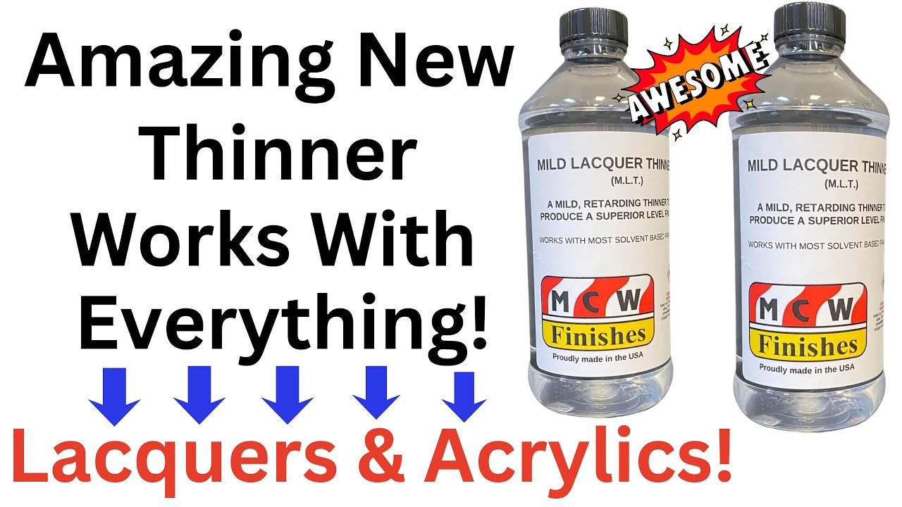 Amazing New Paint Thinner Works With Everything - Acrylics & Lacquers