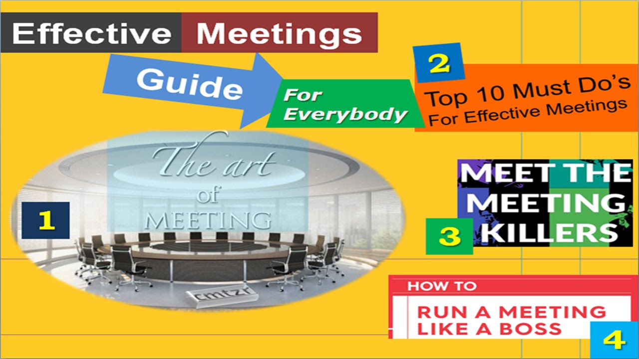 Effective Meetings Guide For Everybody PPT
