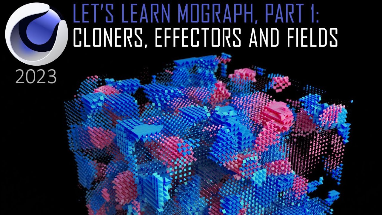 Cloners, Effectors and Fields (Cinema 4D 2023 Tutorial)