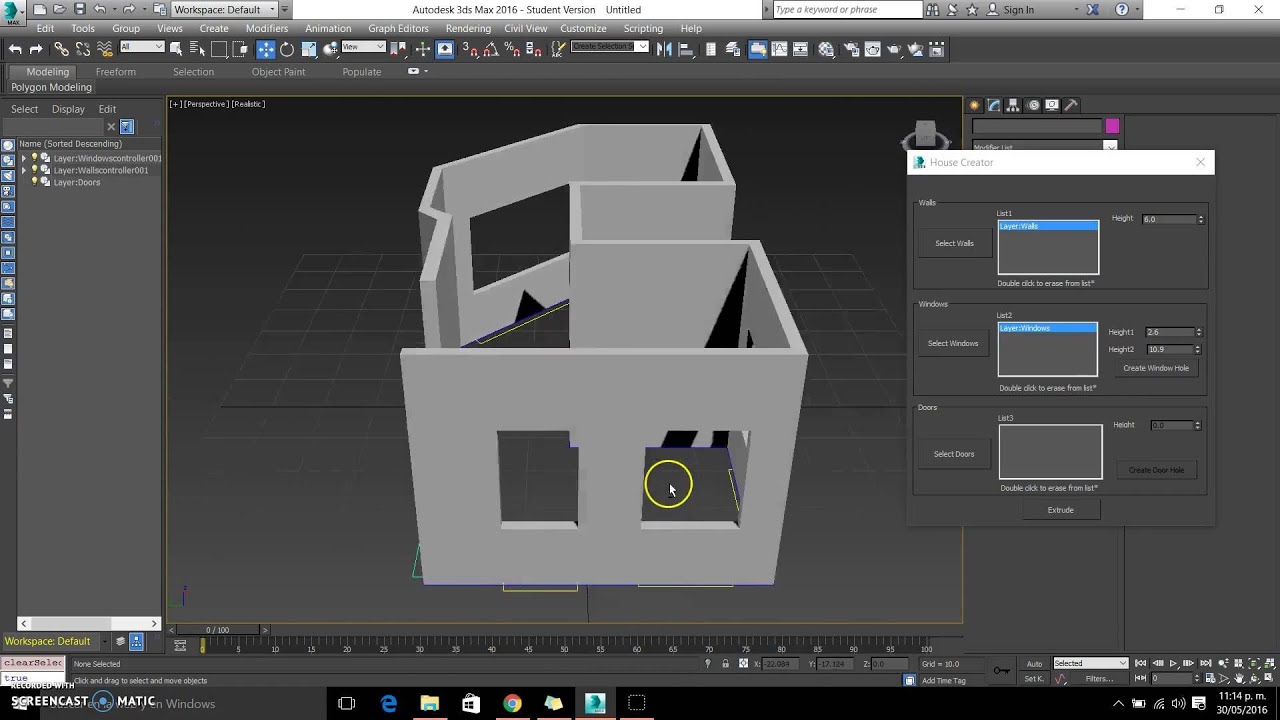 House Creator in Maxscript