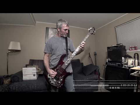 The Refreshments Banditos Bass Cover with Tabs Play Along Lesson Tablature