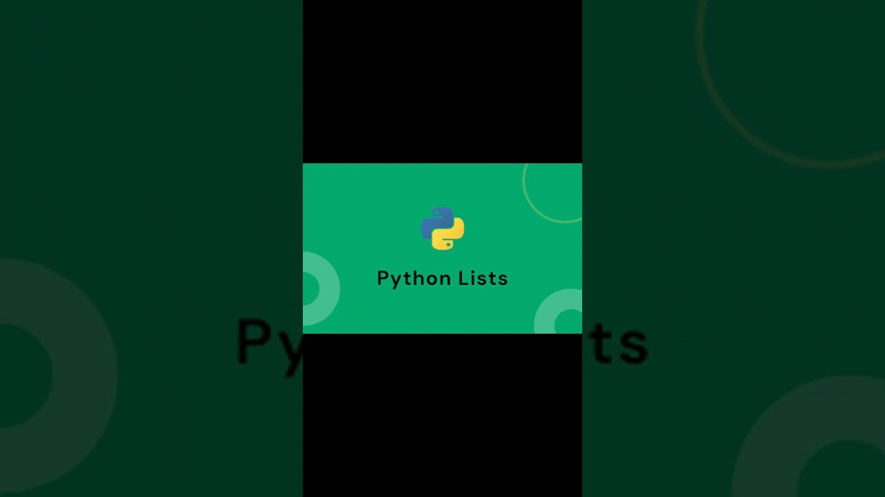 Introduction to Python Lists | Part-1 | #pythonprogramming #lists #code #shortvideo