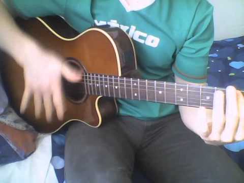 Riff in open D tuning