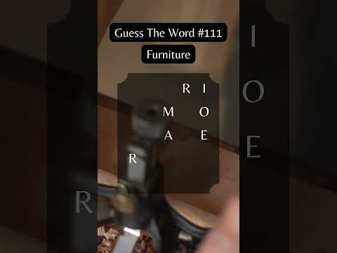 Guess The Word - Furniture #shorts #scramble #word puzzles #crossword #clues #challenge #daily #fun