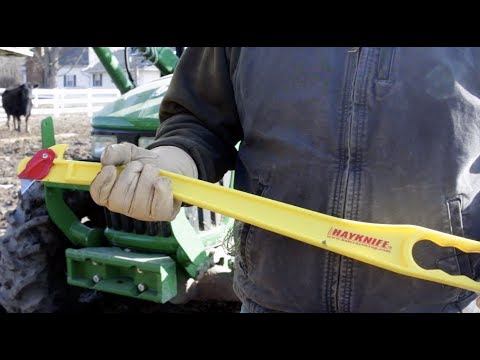 Round Bale Hay Knife Net Wrap and Twine Cutter