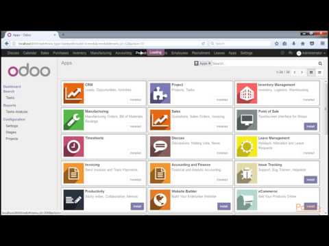 Learn Working with Odoo 10 Basics of Project Management | packtpub com - Mind Luster