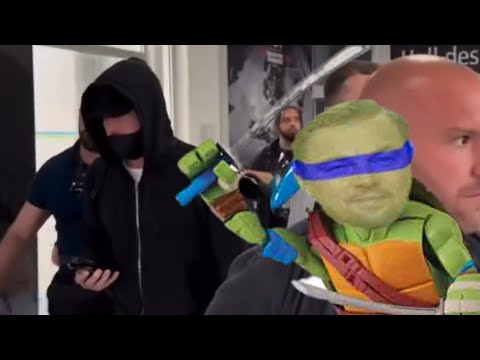 Leonardo DICAPRIO arrives at Cannes π«π· Airport βοΈ (France) dressed like a Ninja, on May 13 2025
