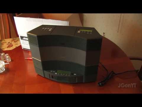 Bose Acoustic Wave Music System II and CD Changer Setup,Overview, and Sound Comparison AW-2