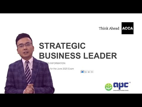 ACCA Sept 2025 Strategic Business Leader SBL Live Session