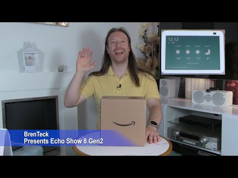 Amazon Echo Show8 Gen2 Unboxing, setup and review