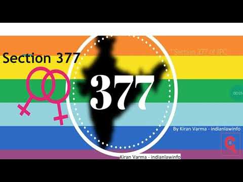 What is Section 377 of IPC in Hindi | By Kiran | Indian Law Info