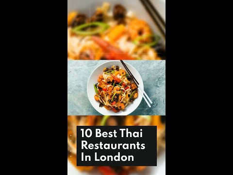 10 Best Thai / ไทย Restaurants In London #shorts