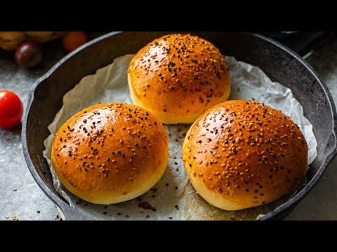 Brioche Burger Buns - by Turkuaz Kitchen