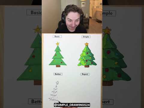 How To Draw Christmas Tree π³