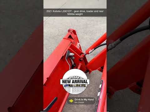 JUST IN! A 2021 Kubota L3301DT - 303 hours in good shape!