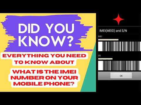 Did You Know? - What is the IMEI number on your mobile phone?