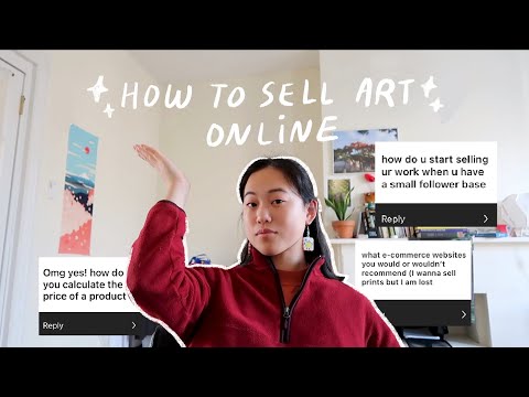 HOW TO SELL YOUR ART ONLINE (without a bunch of followers) ★彡