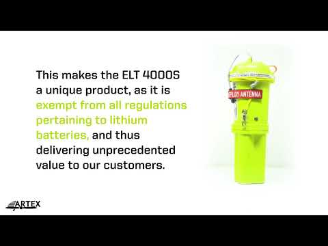ARTEX ELT 4000S Portable Emergency Locator Transmitter