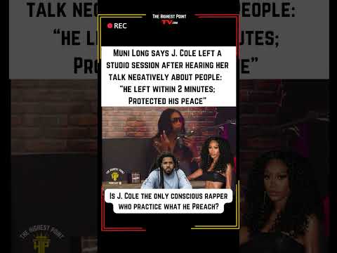 Is J. Cole the only conscious rapper who practice what he preach? Munin Long shares experience