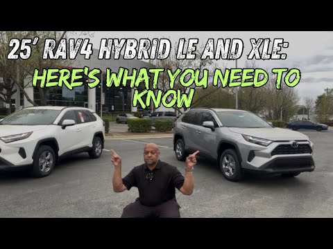 2025 RAV4 Hybrid LE and XLE: Most people don’t know the difference.