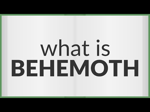 Behemoth | meaning of Behemoth