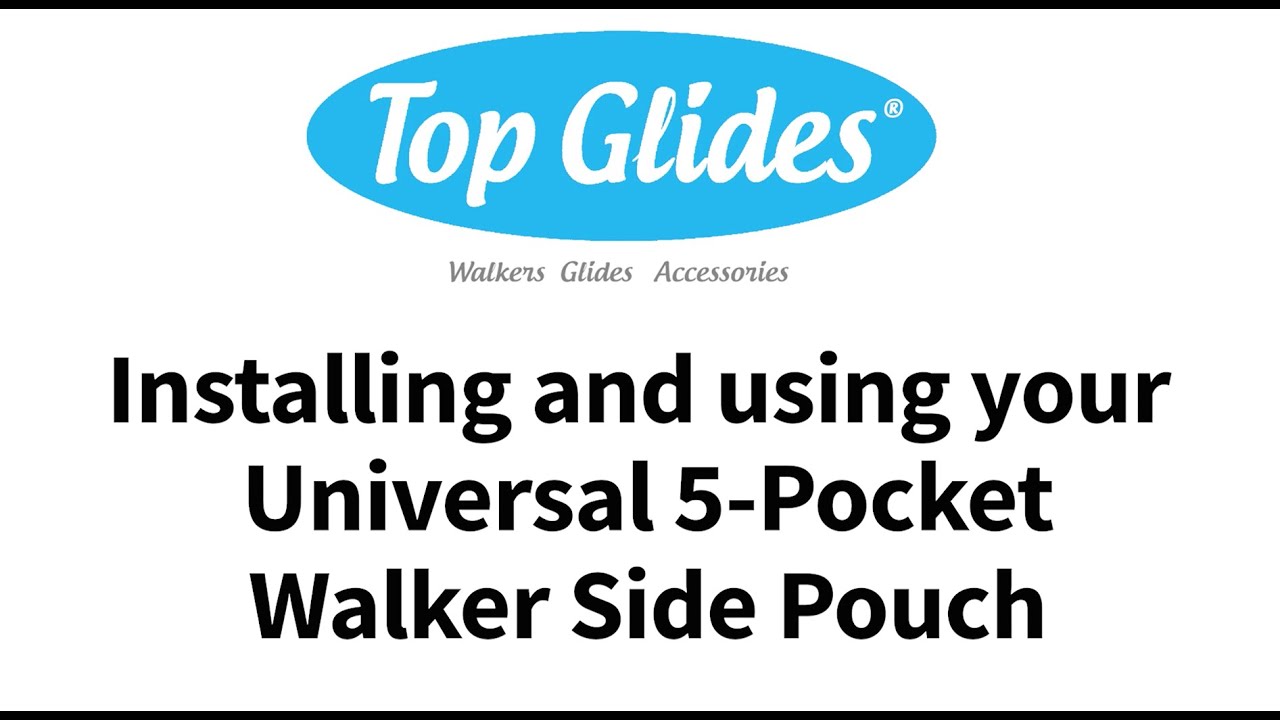 Universal 5-Pocket Walker Side Pouch