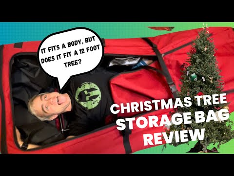 The Best Large Christmas tree storage bag #costco #holiday #Christmas