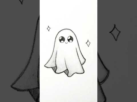 Cute ghost drawing ideas #cute #art #drawing #shorts