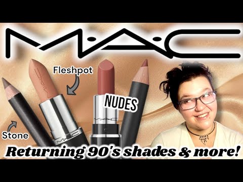 MAC Nudes Try On Haul! RETURNING 90's shades & More on Cool toned fair skin! #maccosmetics #makeup