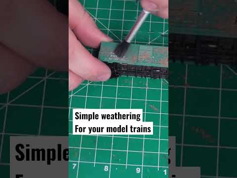 Simple weathering for your rolling stock